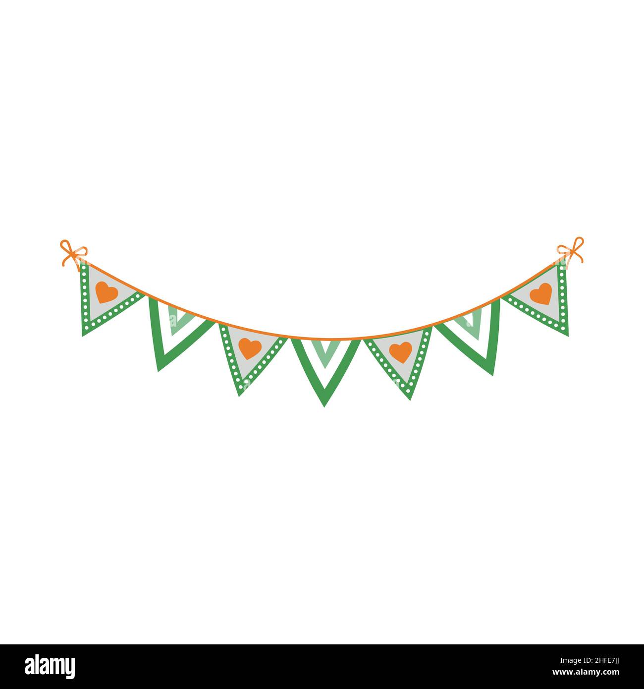 cute bunting flag vector illustration Stock Vector Image & Art - Alamy