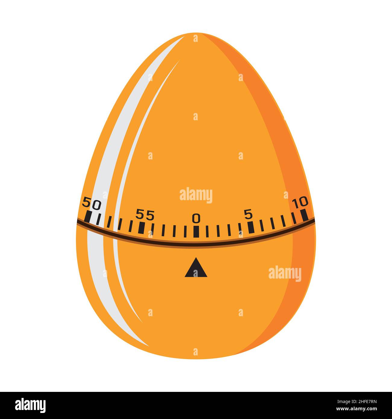 Kitchen timer, color vector isolated illustration Stock Vector Image ...