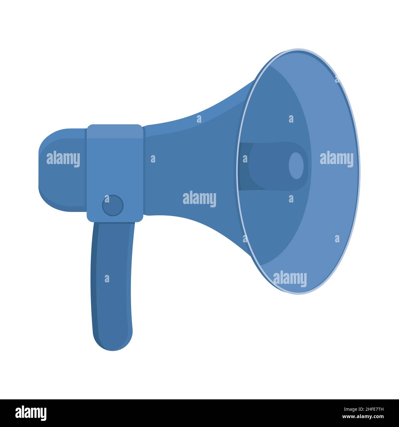 loudspeaker isolated vector color illustration in cartoon style Stock ...