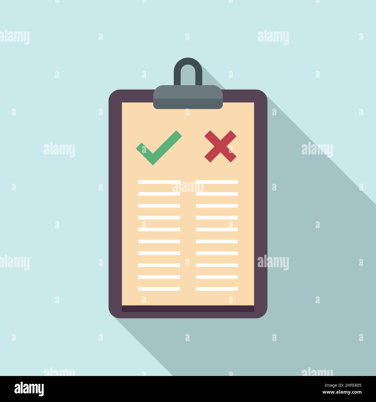 Clipboard compare icon flat vector. Scale comparison. Money business ...