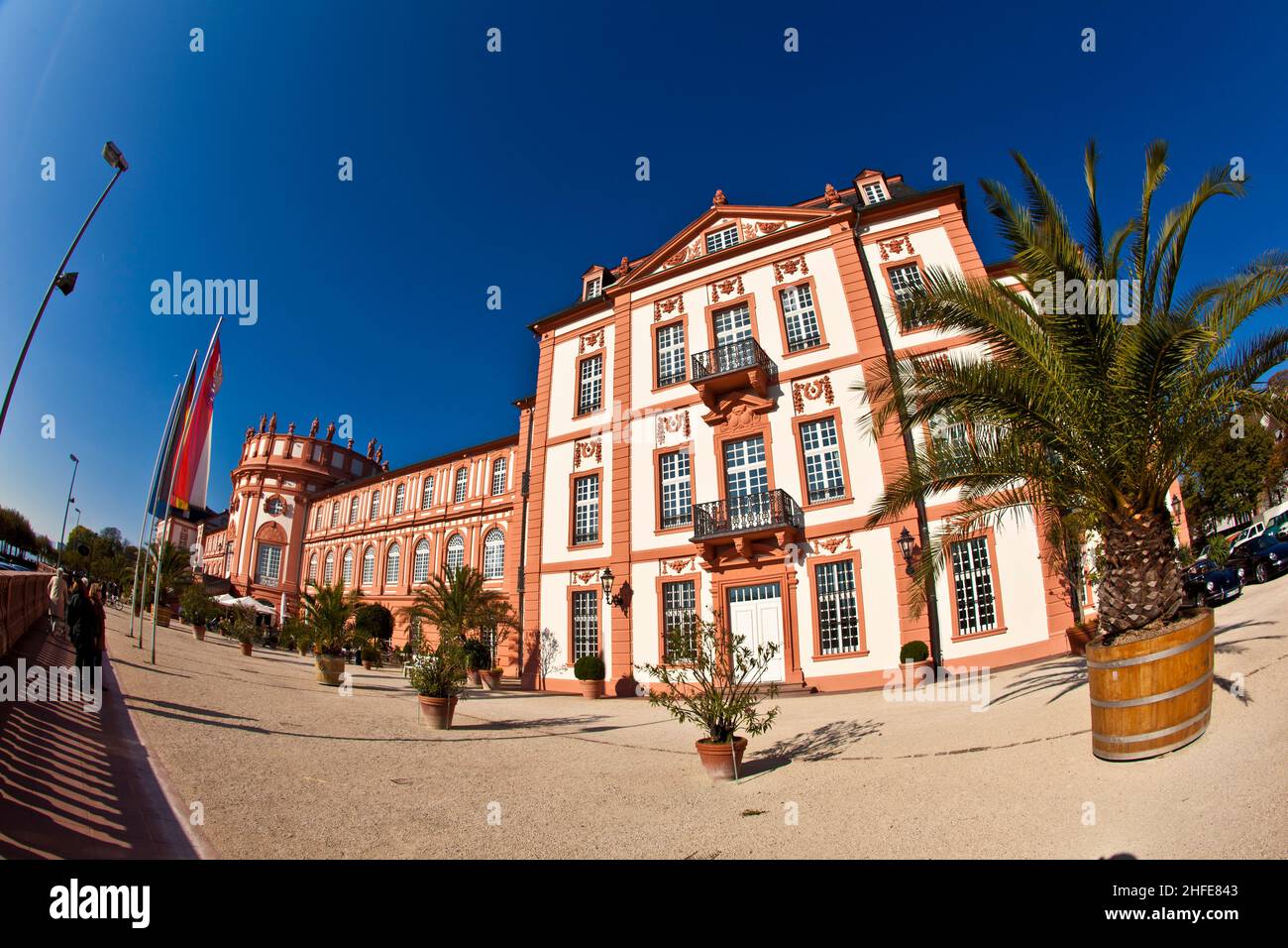 famous Biebrich Palace in Wiesbaden Stock Photo - Alamy