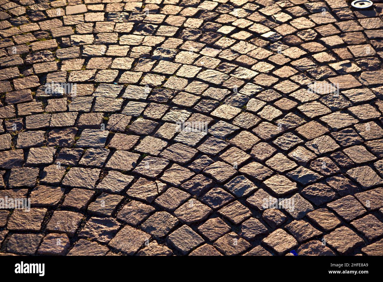 old cobble stone way Stock Photo - Alamy