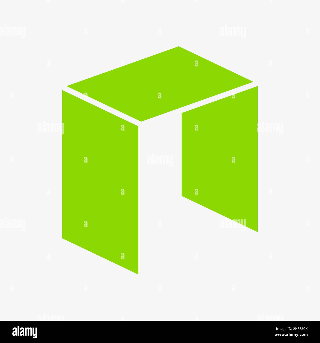 NEO logo. Vector icon. Symbol of cryptocurrency Stock Vector Image ...