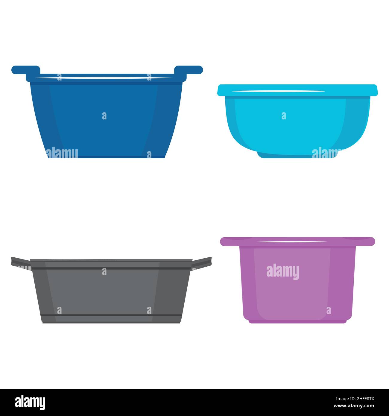Insulated container for washing and cleaning, color vector illustration ...