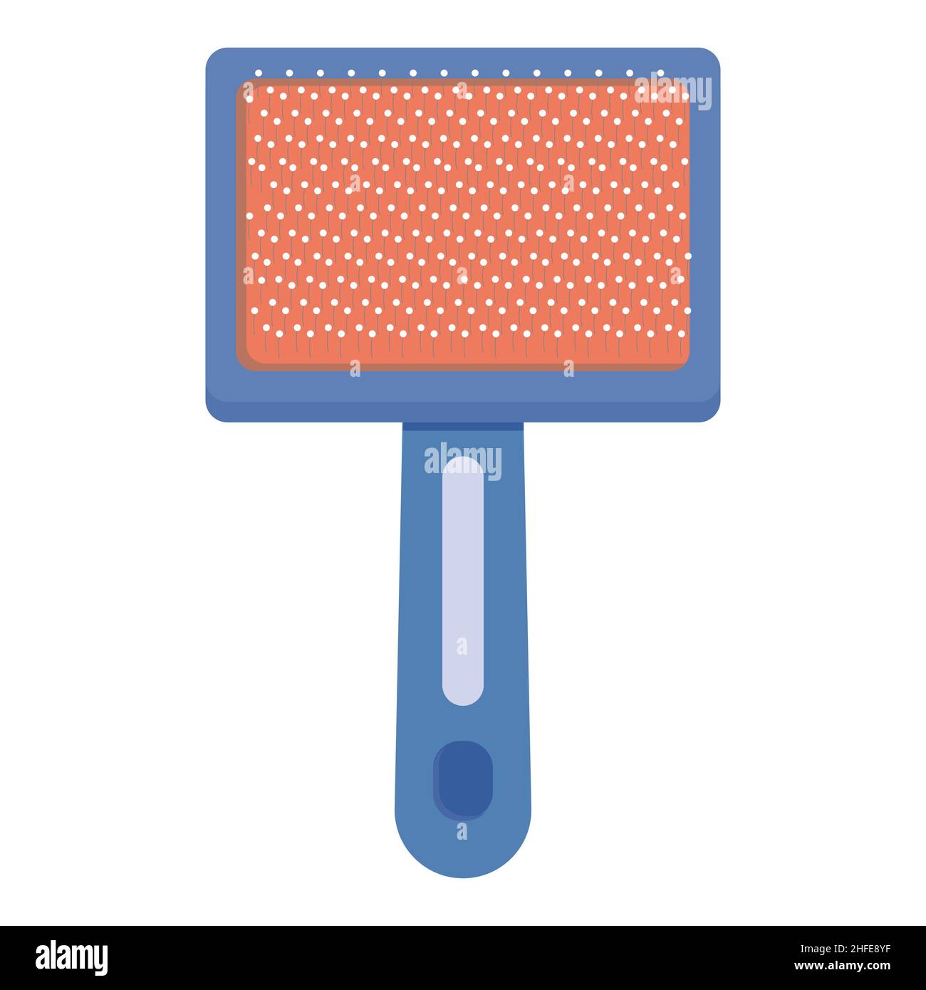 Pet brush for Dogs and Cats, Color isolated vector illustration Stock ...