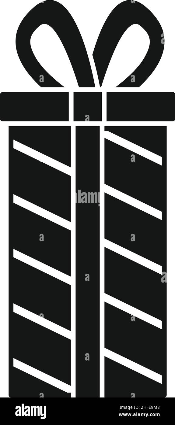Paper box icon simple vector. Carton parcel. Delivery cardboard Stock ...