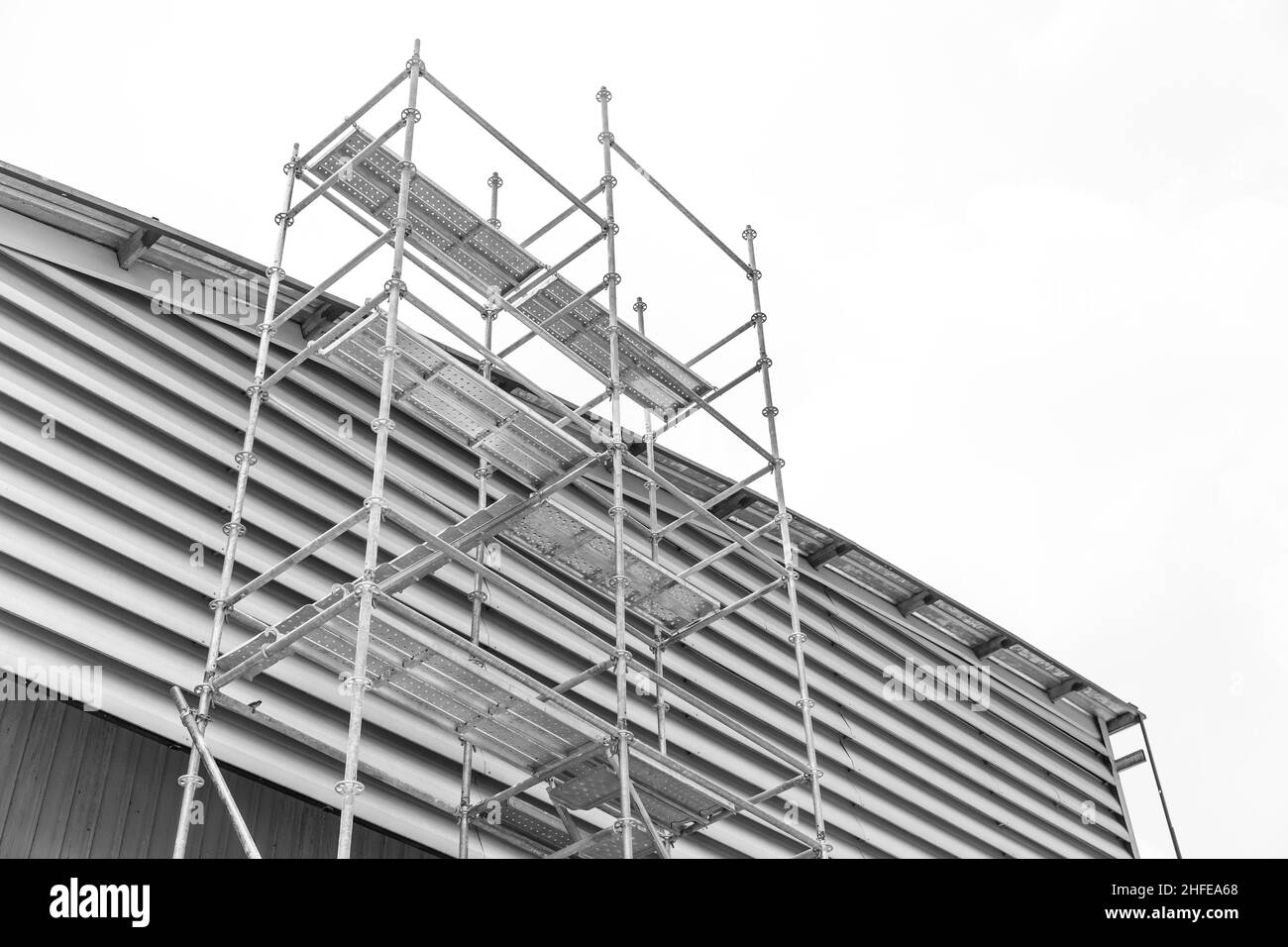 Stage scaffold Black and White Stock Photos & Images - Alamy