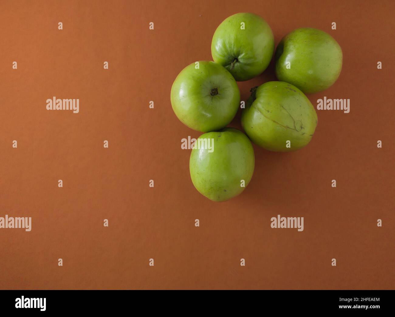 green Kul fruit or indian jujube or chinese date used for offering in ...