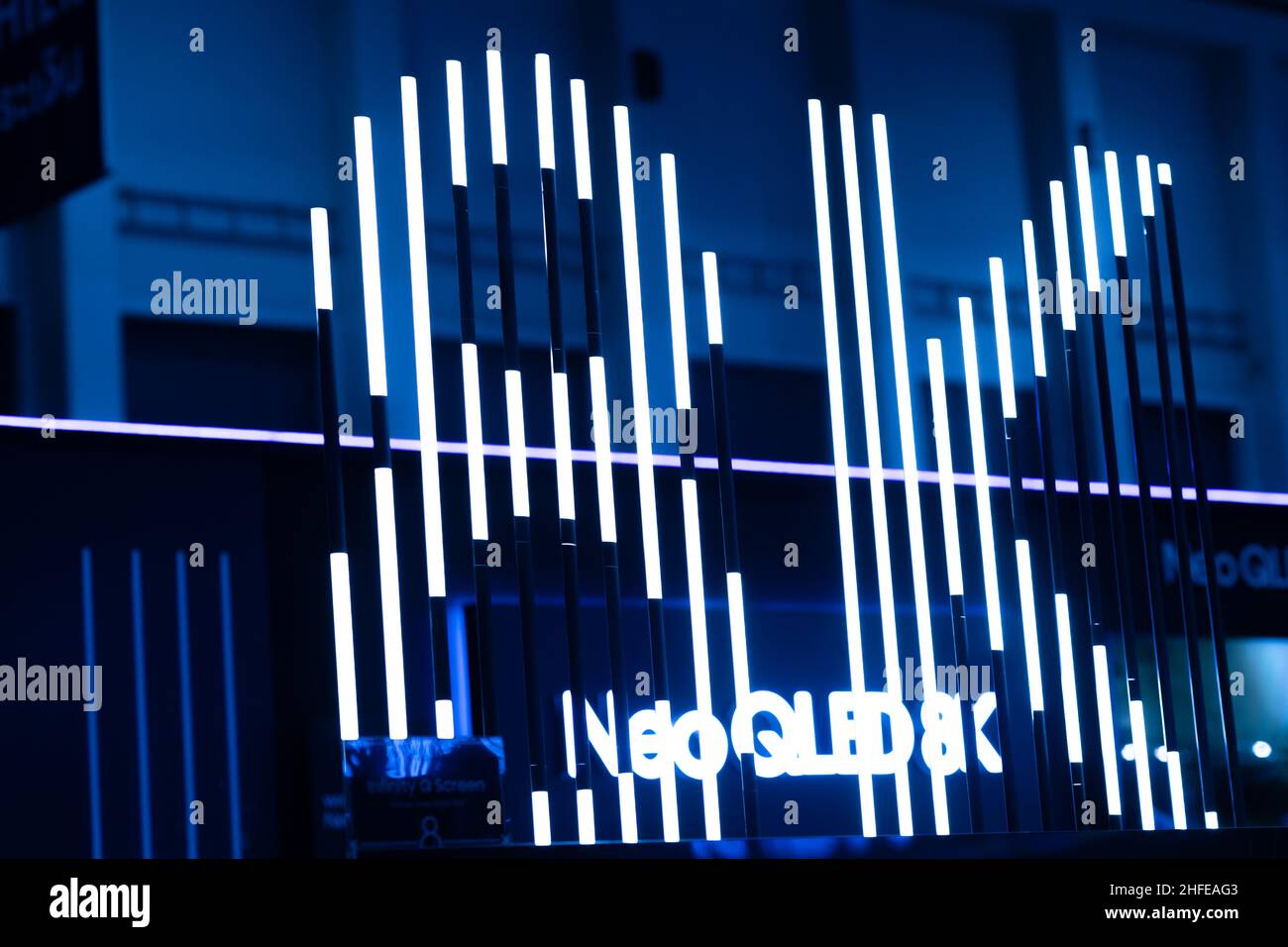 8K UHD Television advertising sign symbol new super high definition ...