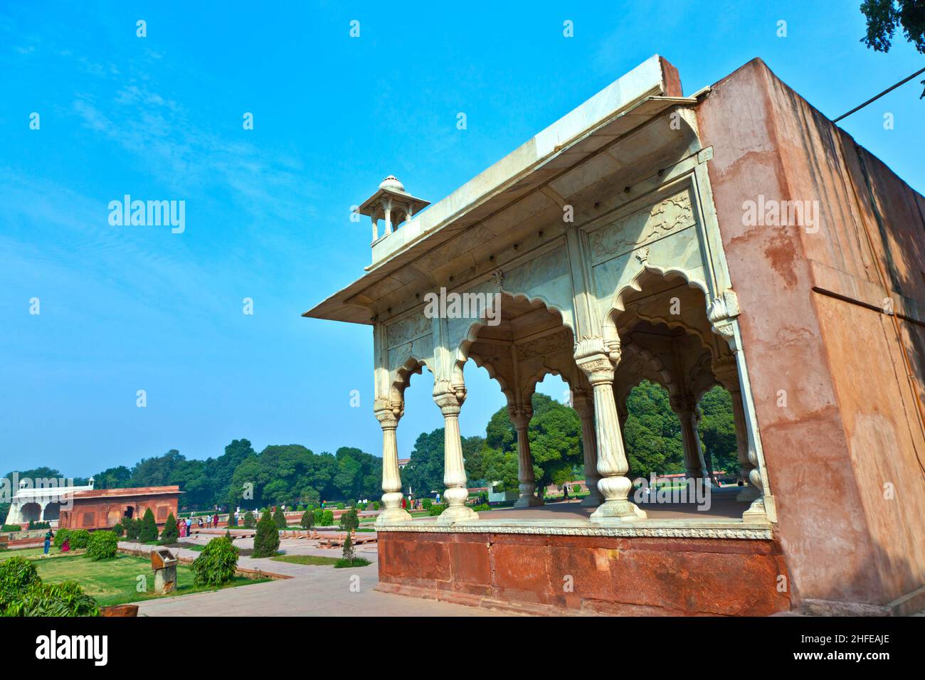 Sawan pavilion in Red Fort Complex in Delhi, India Stock Photo - Alamy
