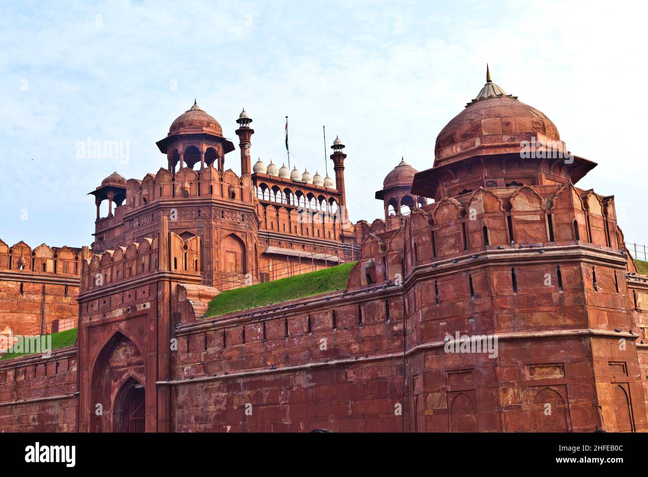 India, Delhi, the Red Fort, it was built by Shahjahan as the Delhi ...