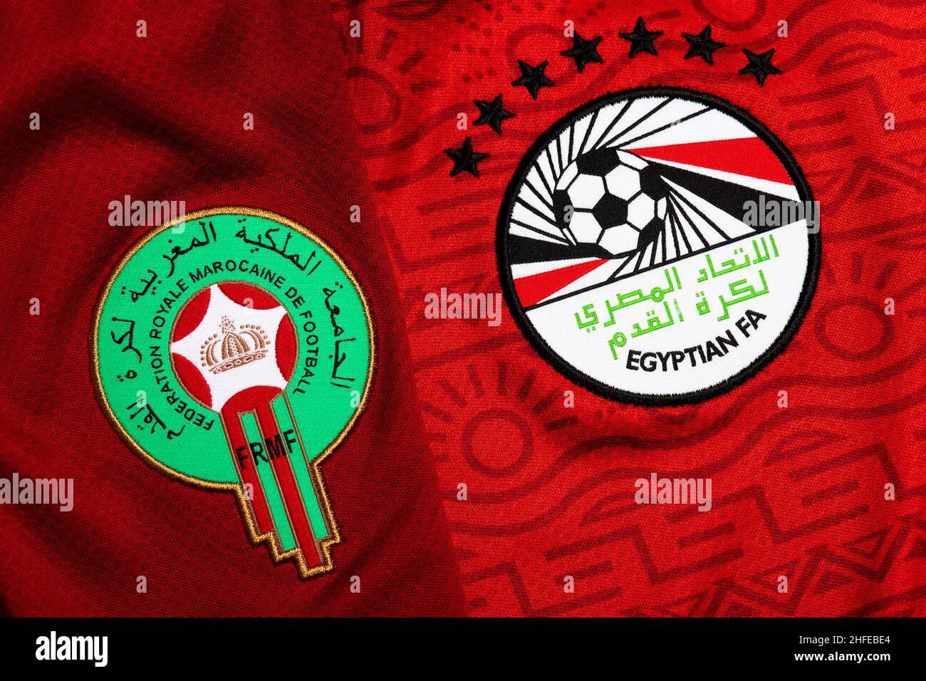 Close up of National Football team kit Stock Photo - Alamy