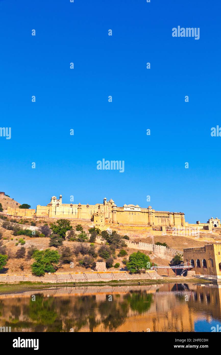 famous Amber Fort in morning light Stock Photo - Alamy