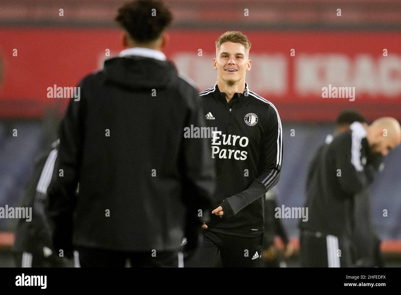 Rotterdam - Ramon Hendriks of Feyenoord during the warming up before ...