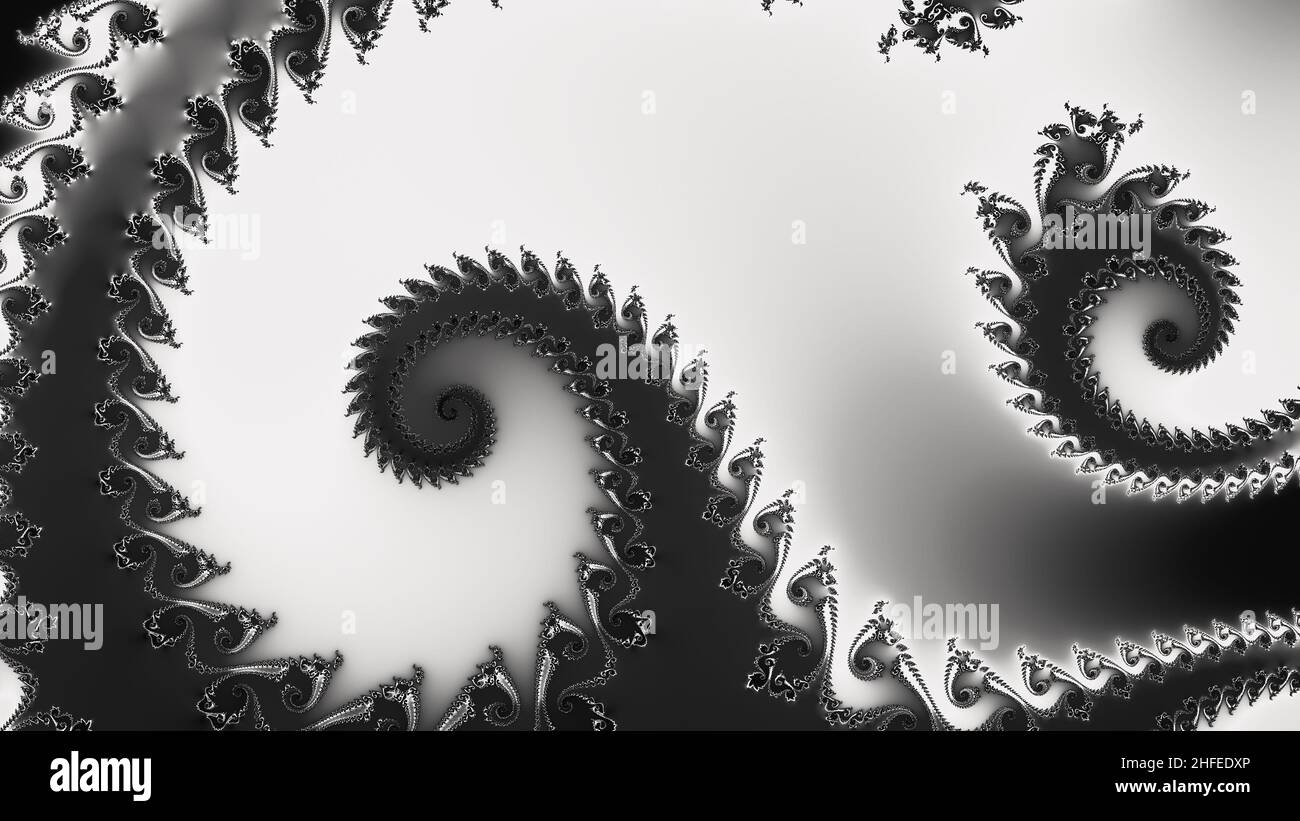 Abstract Computer generated Fractal design. A fractal is a never-ending ...