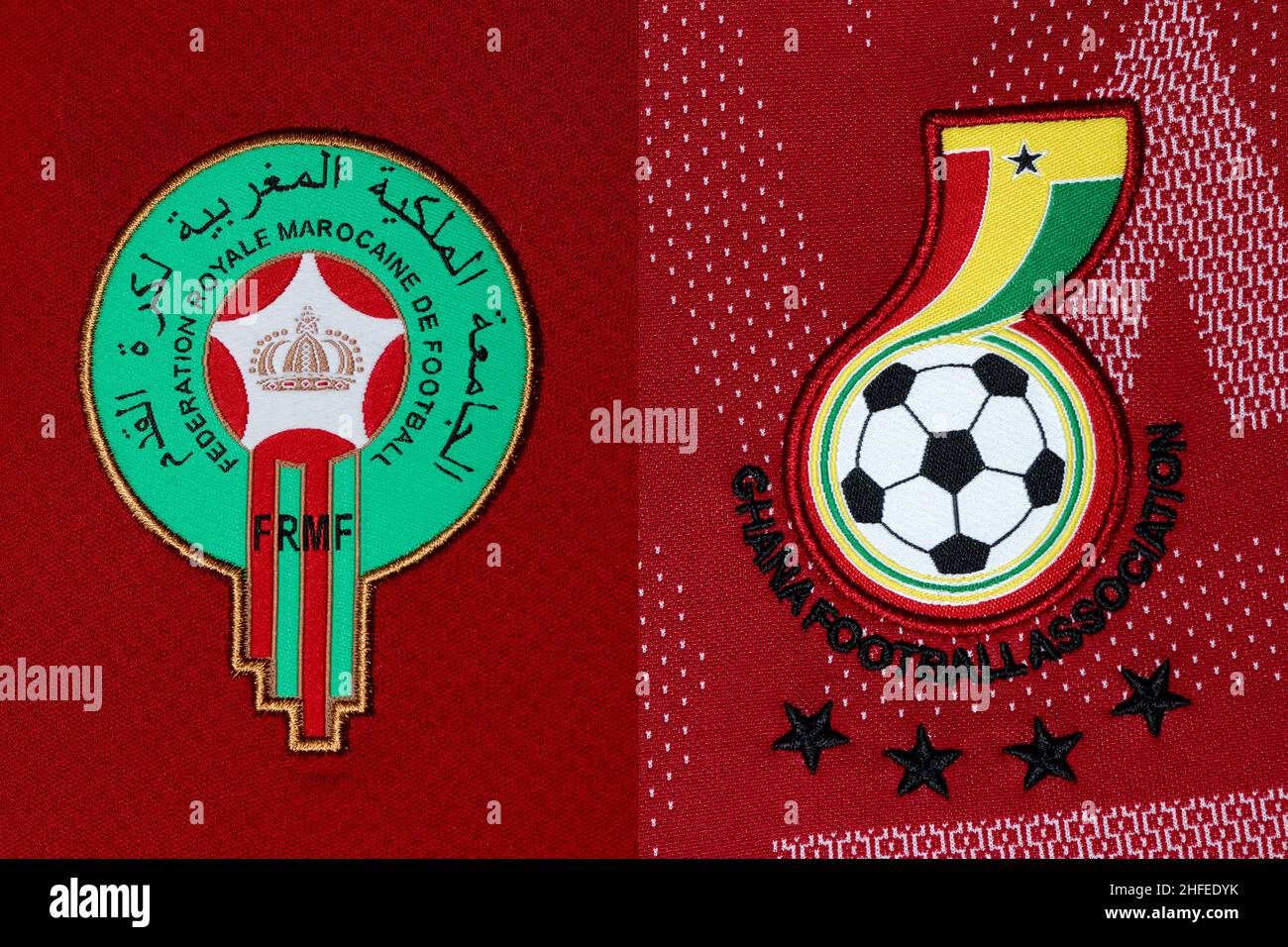 Ghana national football kit hi-res stock photography and images - Alamy