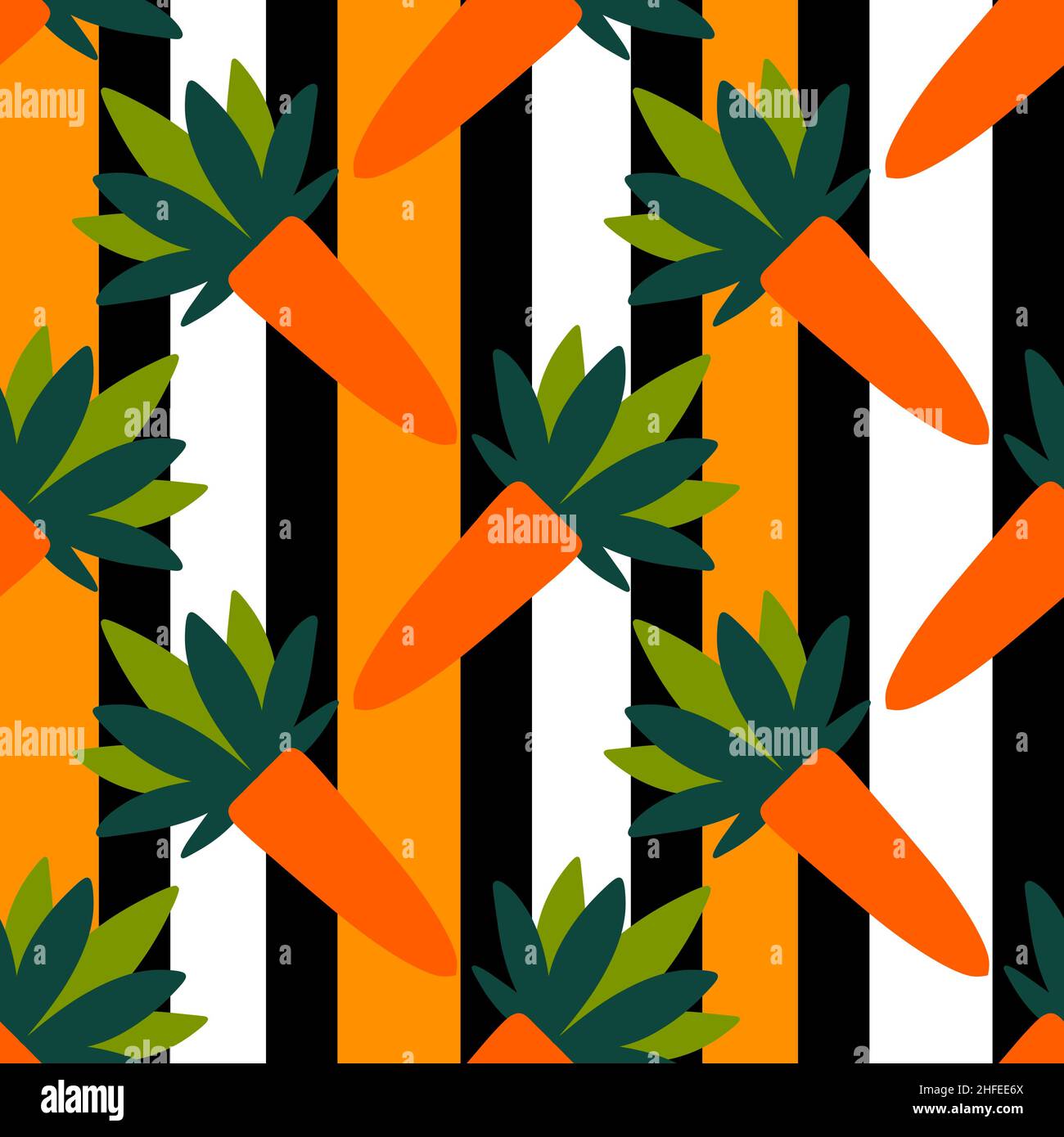 Seamless geometric carrot pattern for wallpaper and fabrics and ...
