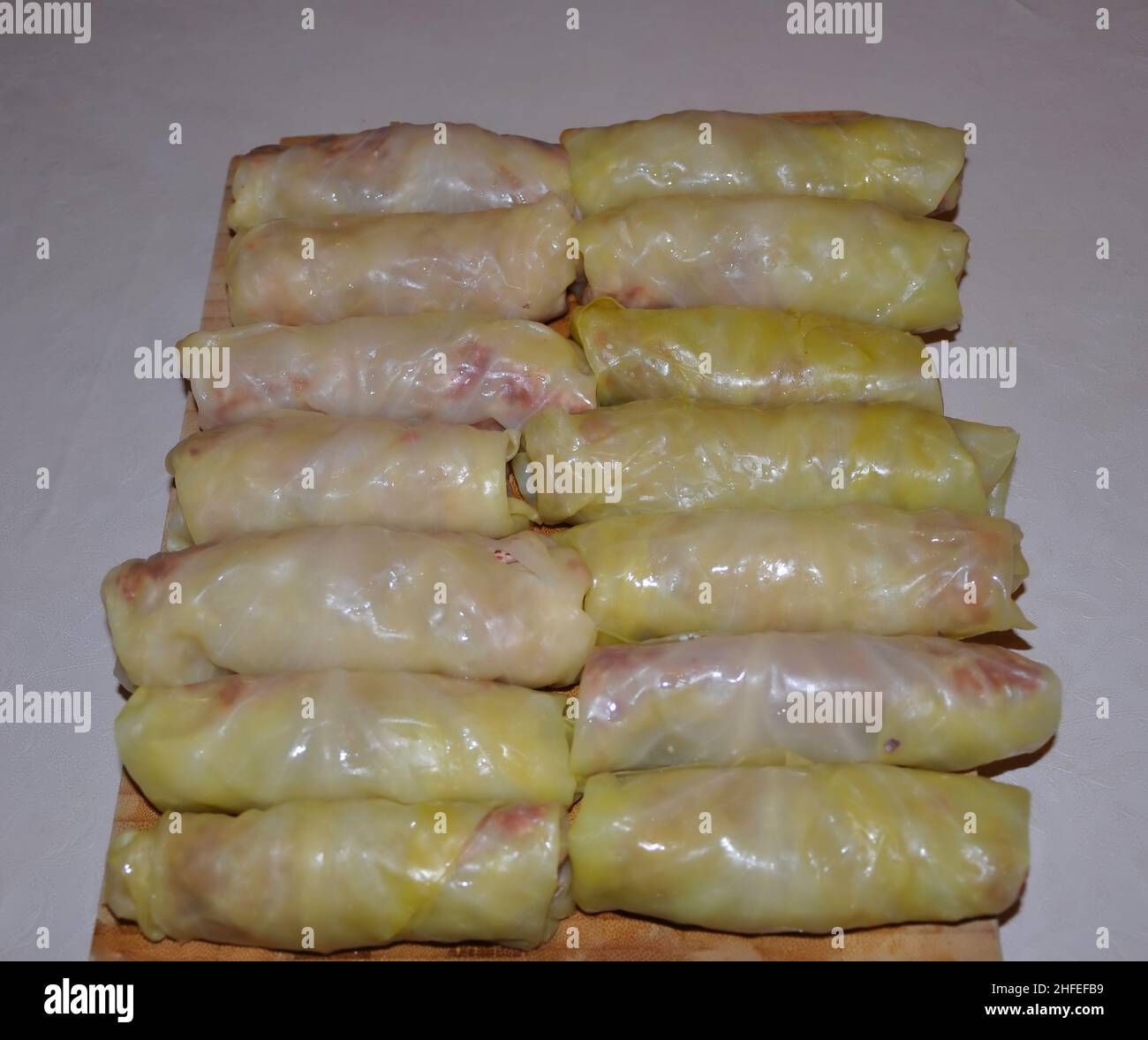 Sarma rolls, traditional Croatian meal, stuffed fermented cabbage ...