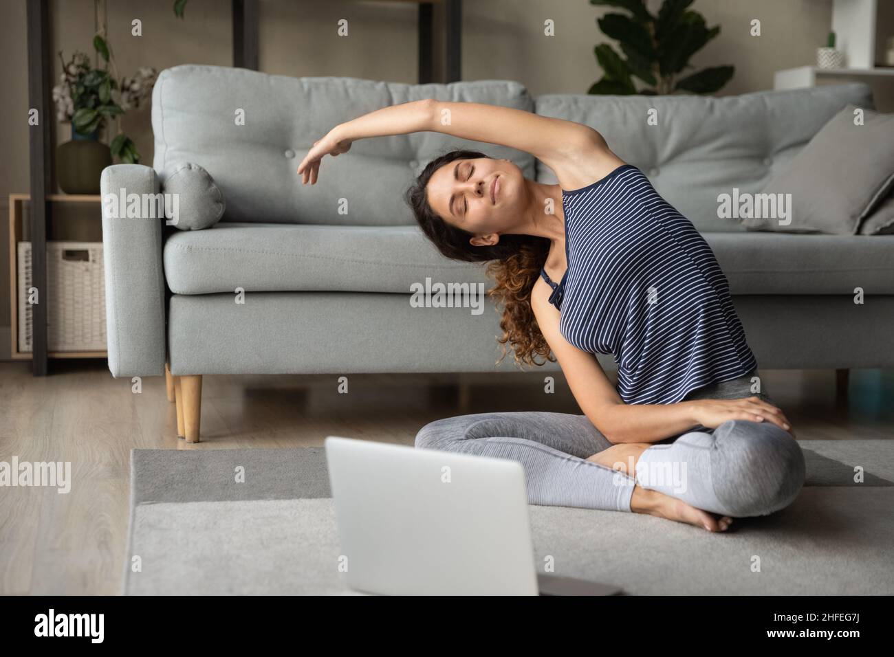 Healthy breathing exercises hi-res stock photography and images - Alamy
