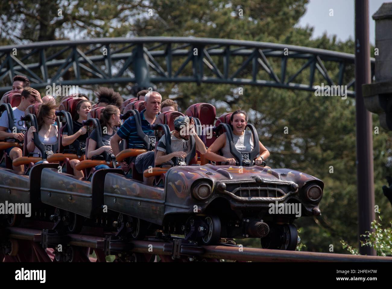 The Alton Towers Intamin Rocket , Also Know as RITA a launched coaster ...