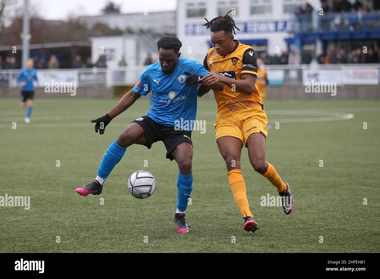 Henry Ochieng of Billericay during Billericay Town vs Maidstone United ...