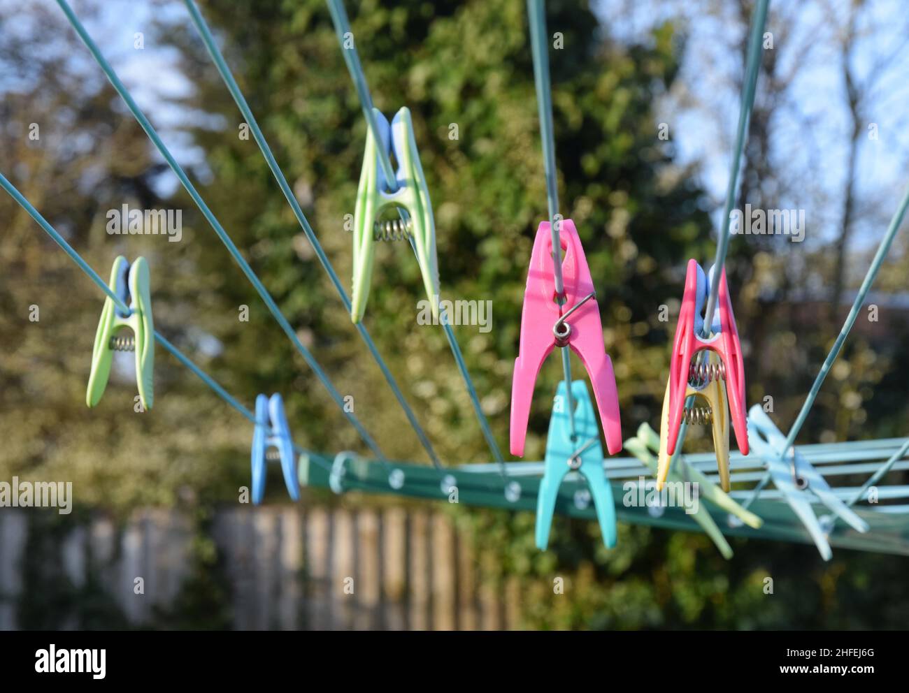 Full washing line hi-res stock photography and images - Alamy