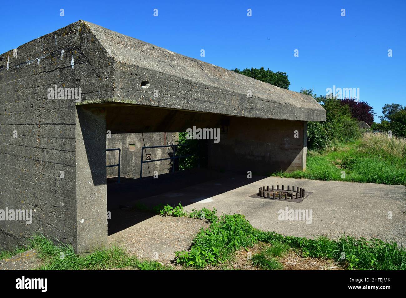 WWII Pillbox at Freiston Shore, Freiston, Lincolnshire, England, UK ...