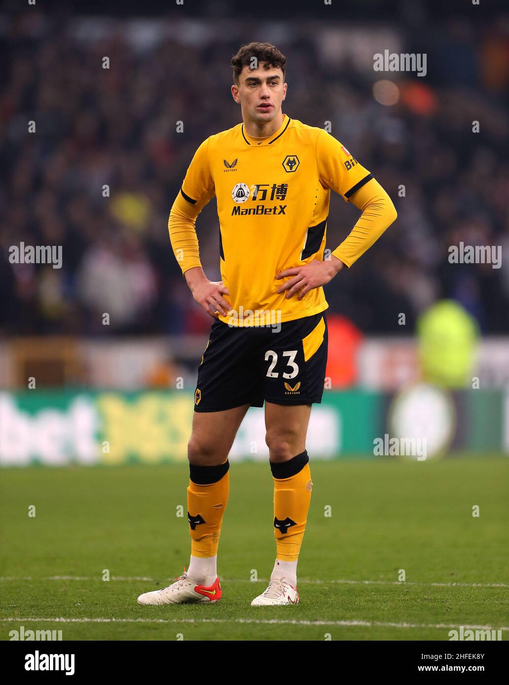 Wolverhampton Wanderers' Max Kilman during the Premier League match at ...