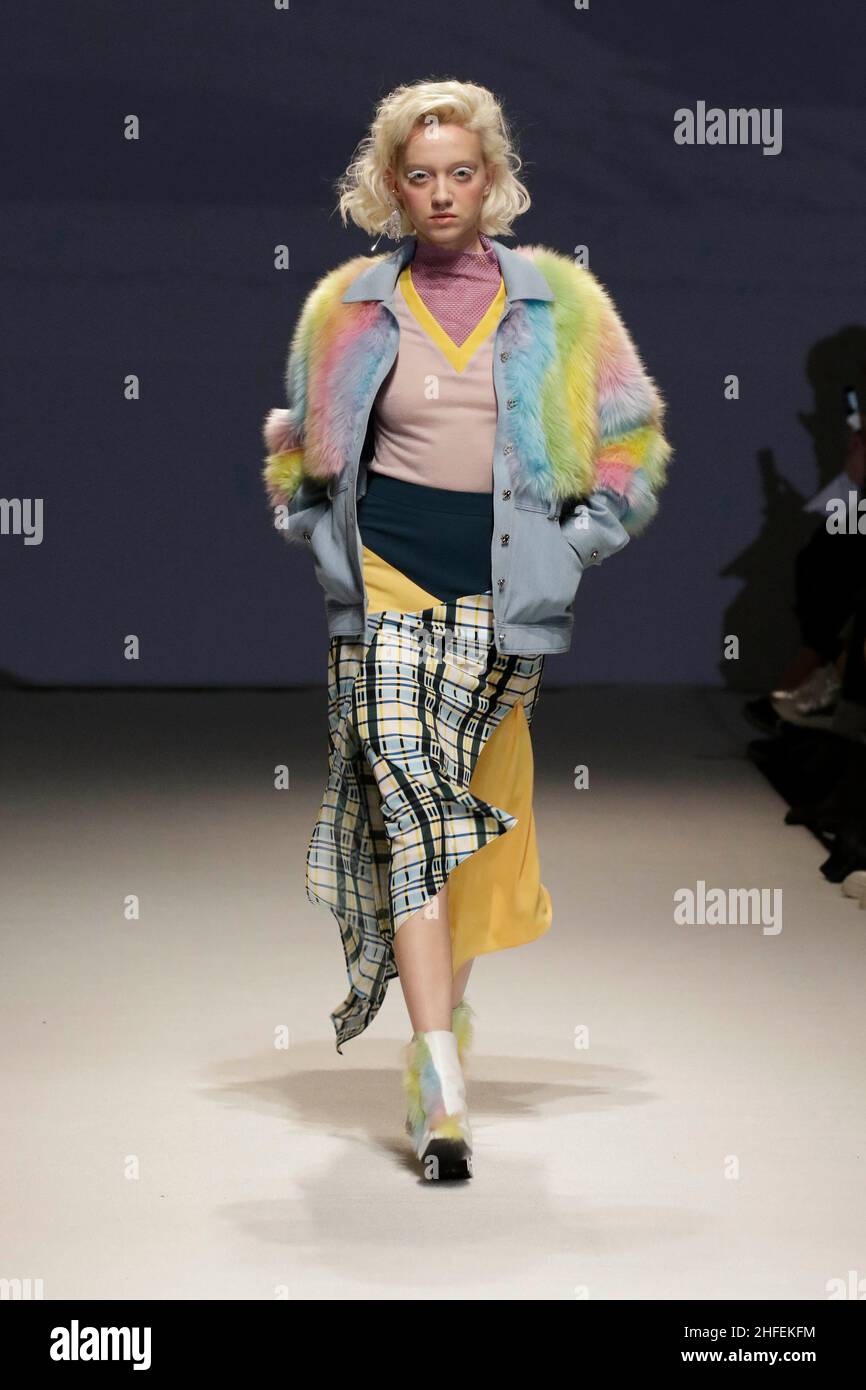 March 23, 2018-Seoul, South Korea-Models cat walk on the runway during ...