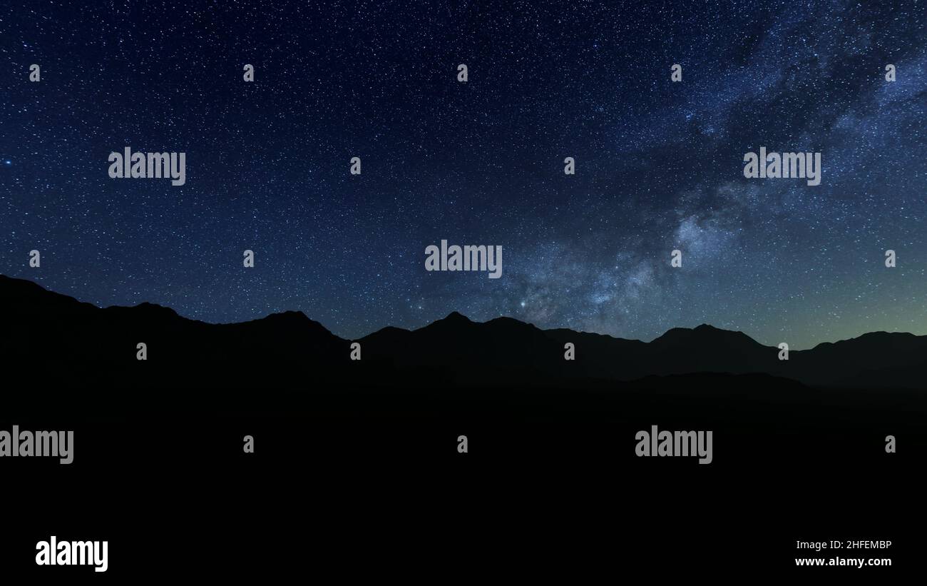 Colorful starry sky Nature Interstellar space travel universe Milky Way ...