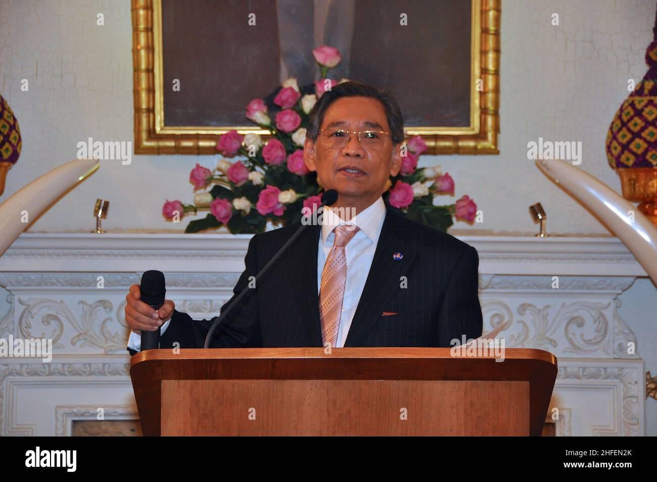 The Royal Thai Embassy in London held a merit-making ceremony in ...