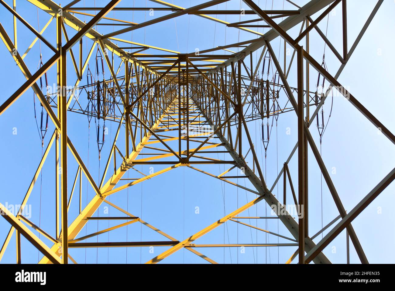 power transmission tower Stock Photo - Alamy