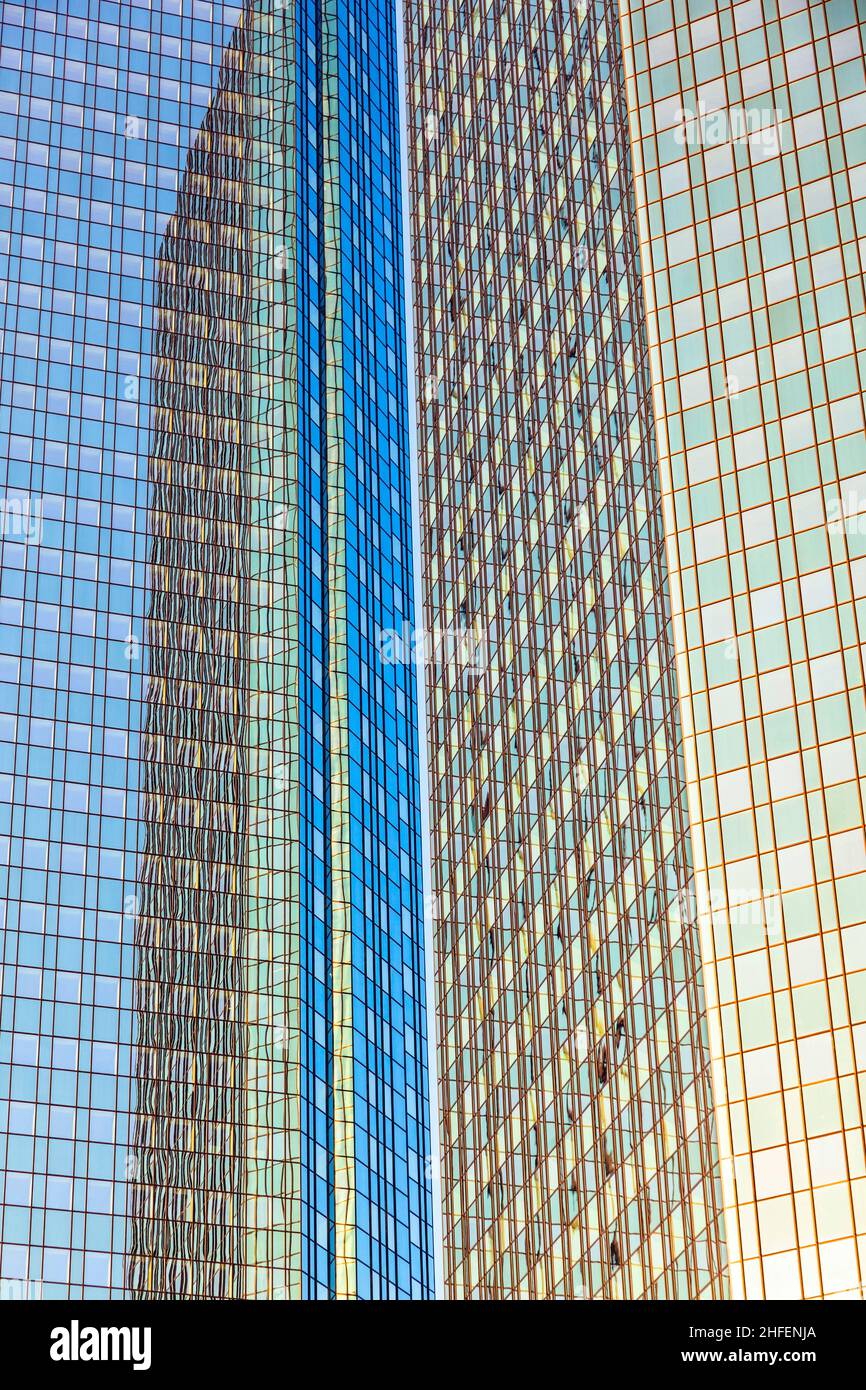 reflection of the sun in the facade of a skyscraper Stock Photo - Alamy