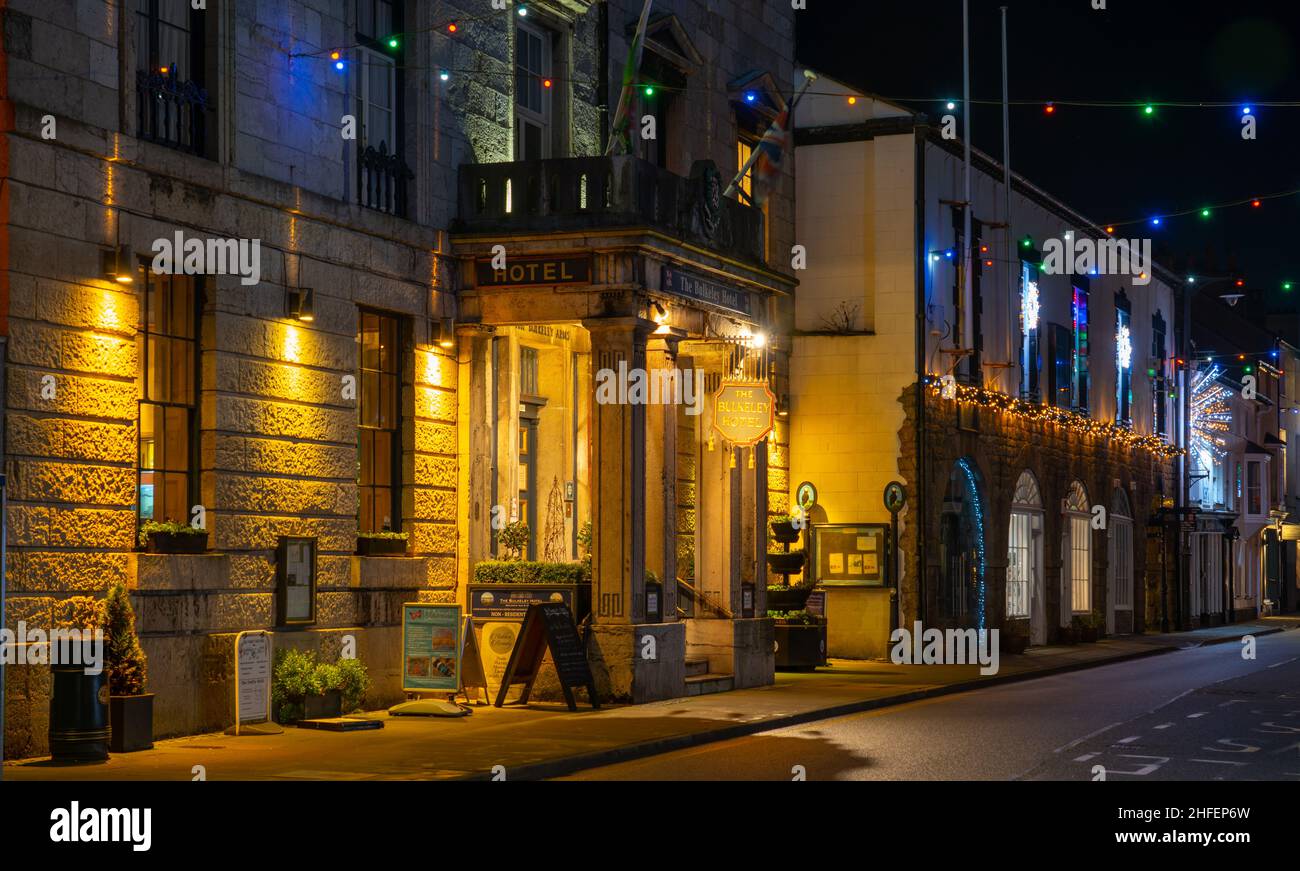 The Bulkeley Hotel, Beamaris on the Isle of Anglesey in North Wales ...