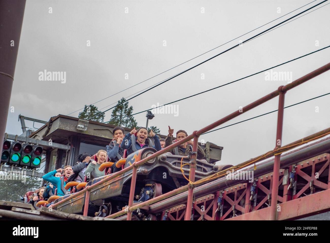 The Alton Towers Intamin Rocket , Also Know as RITA a launched coaster ...