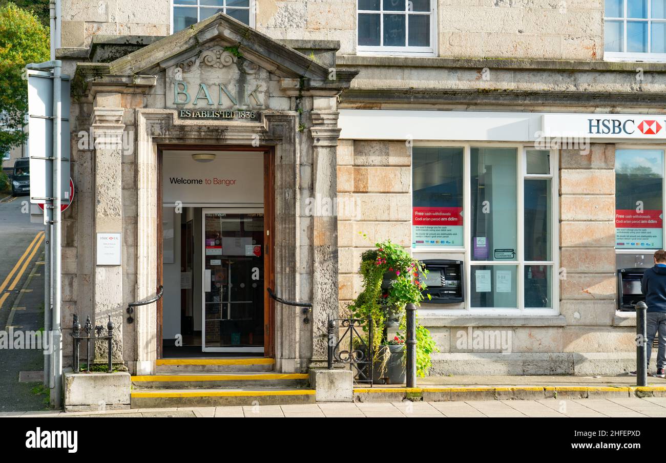 Bangor wales street hi-res stock photography and images - Alamy