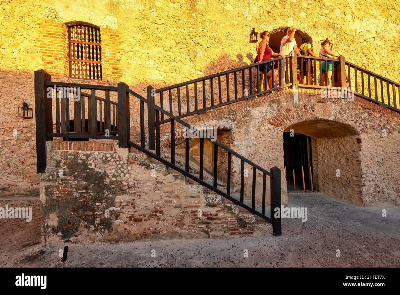 Saint Peter of the Rock colonial fort in Santiago de Cuba, Cuba Stock ...