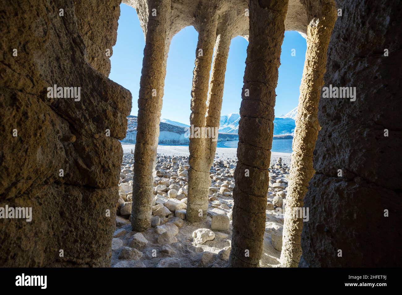 Unusual natural landscapes- The Crowley Lake Columns in California, USA ...