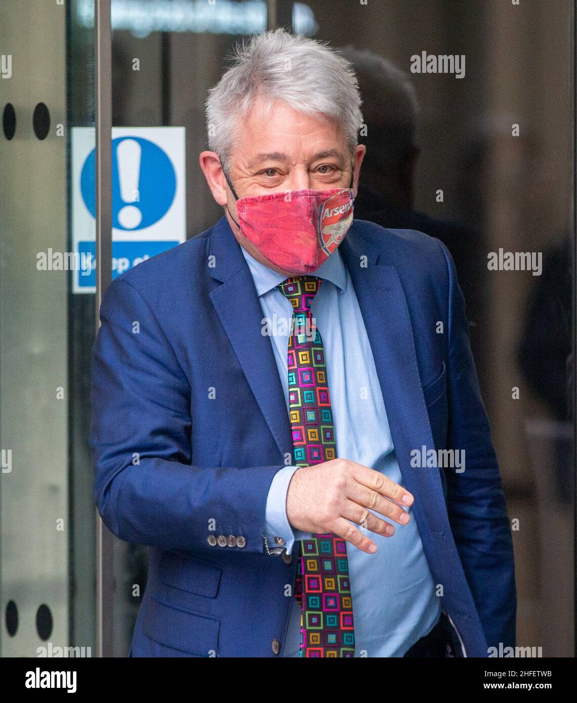 London, England, UK. 16th Jan, 2022. Former Speaker of House of Commons ...