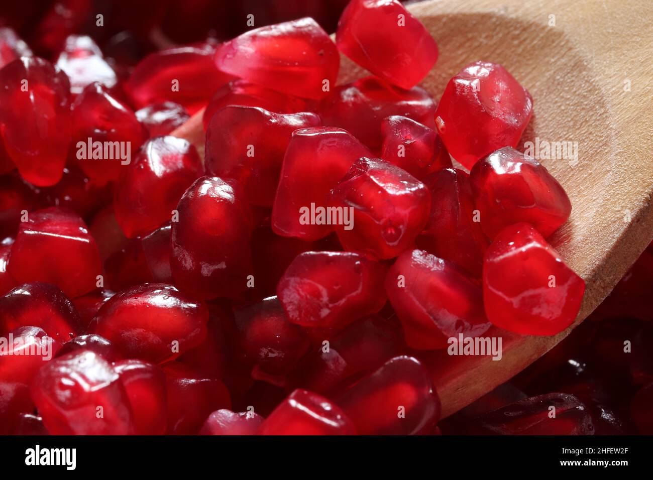 Pomegranate seeds close-up macro background Stock Photo - Alamy