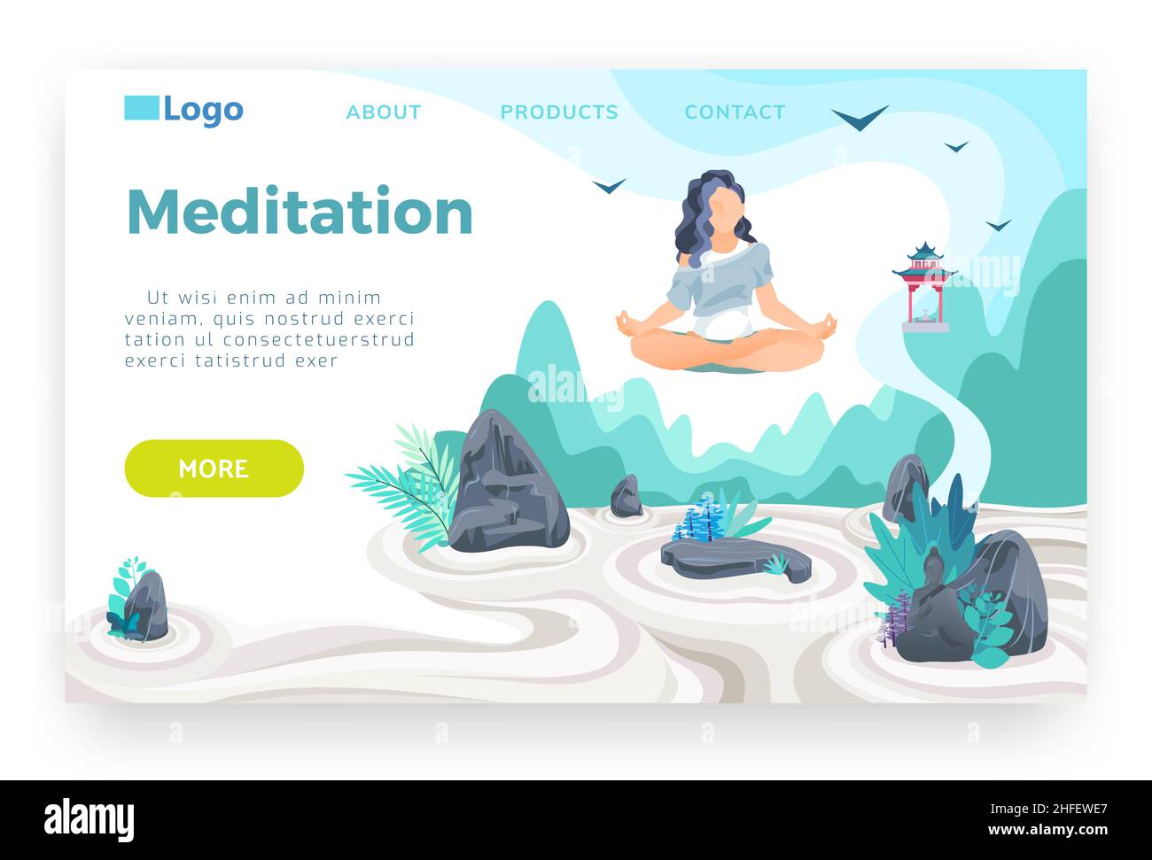 Statue of woman in garden Stock Vector Images - Alamy