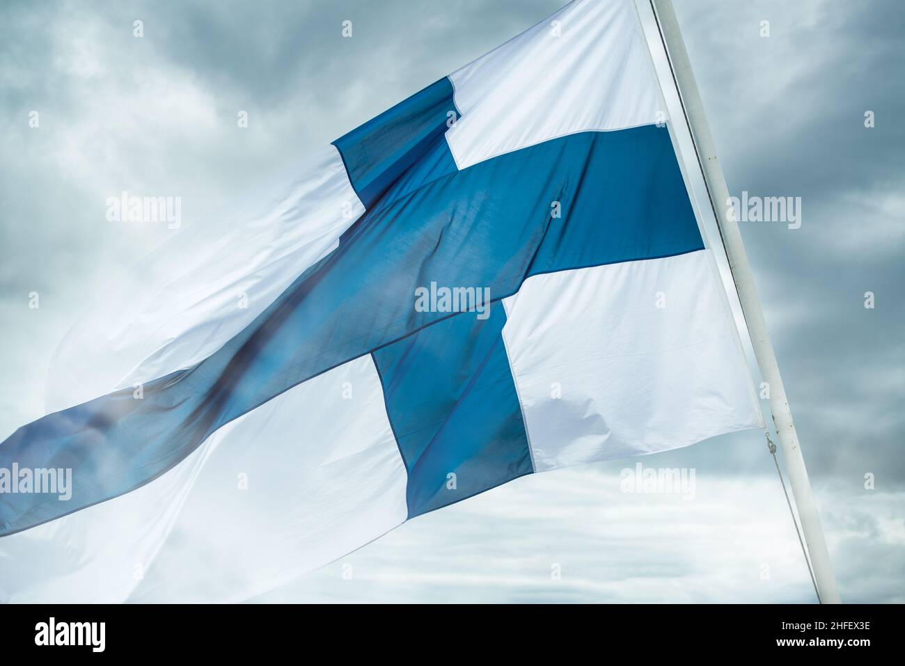 Finland flag landscape hi-res stock photography and images - Alamy