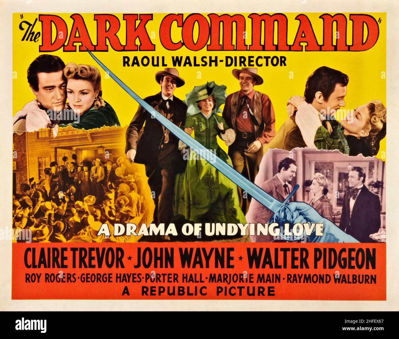 DARK COMMAND (1940), directed by RAOUL WALSH. Credit: REPUBLIC PICTURES / Album Stock Photo - Alamy