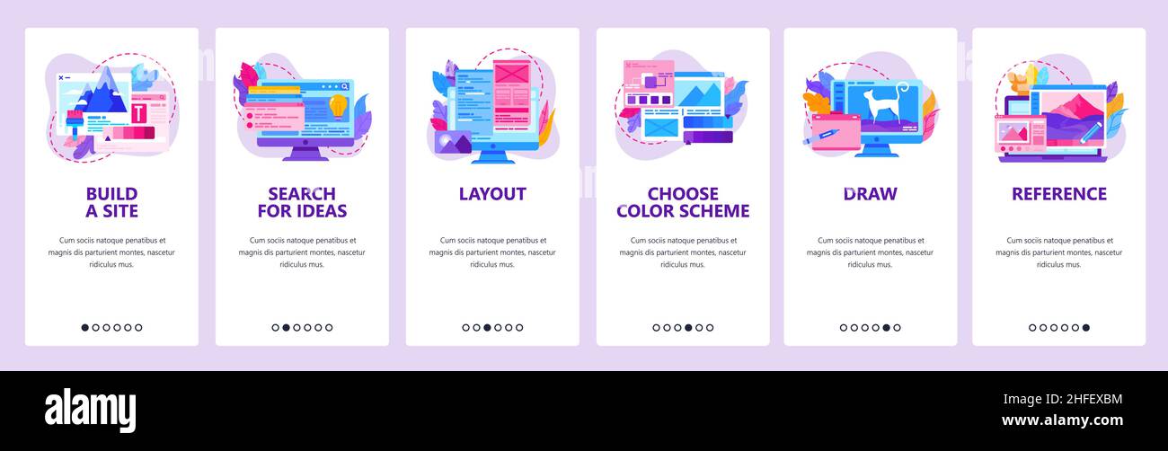 Digital design and illustration. Graphic tablet drawing. Website layout ...