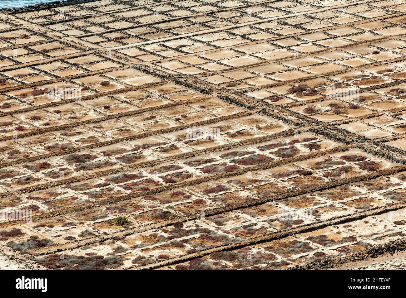 salt basins in saline de Janubio Stock Photo - Alamy