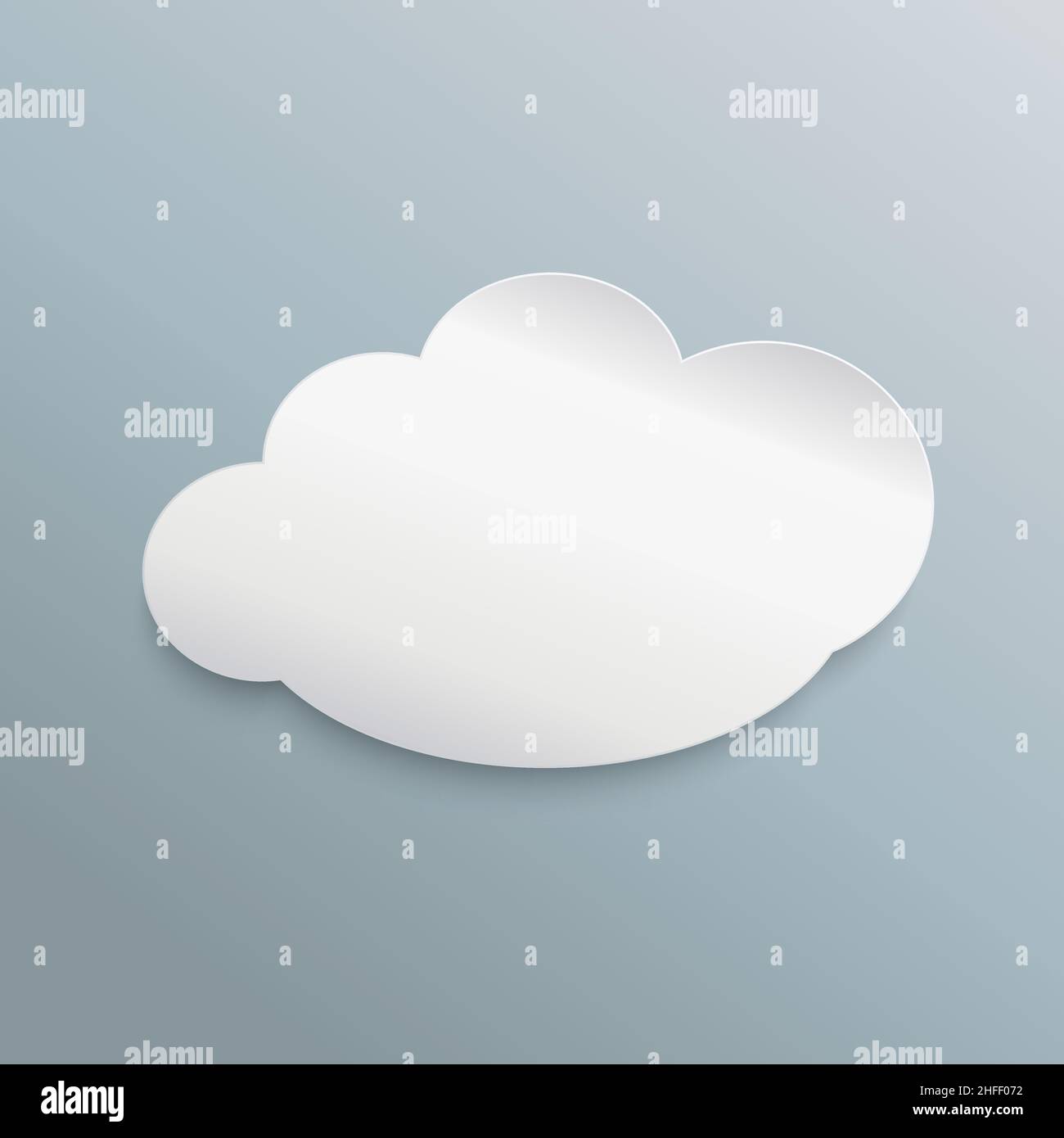 paper Cloud Infographic for Cloud computing, big data Concept design on ...