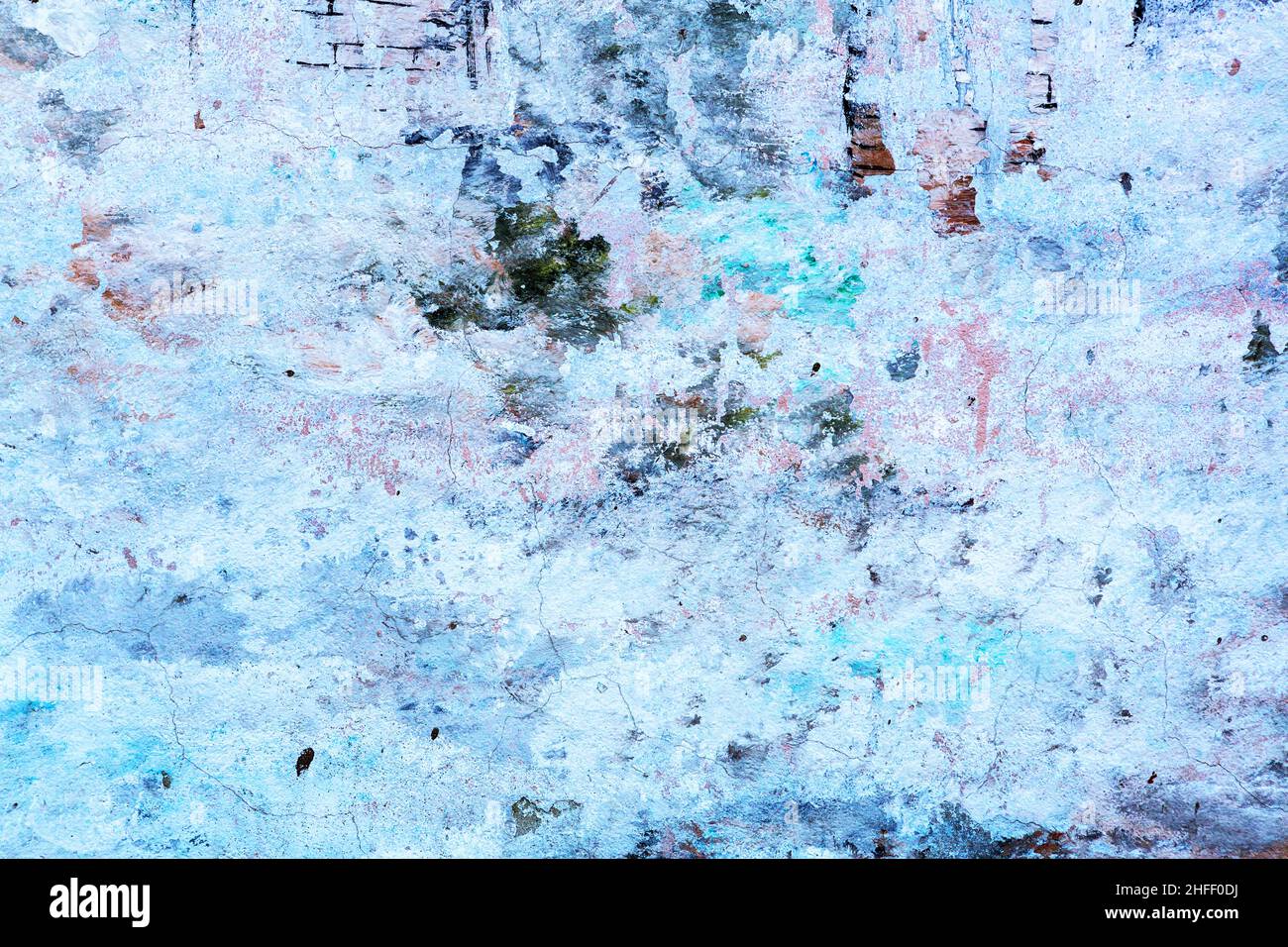 Concrete, weathered, worn wall damaged paint. Grungy Concrete Surface ...