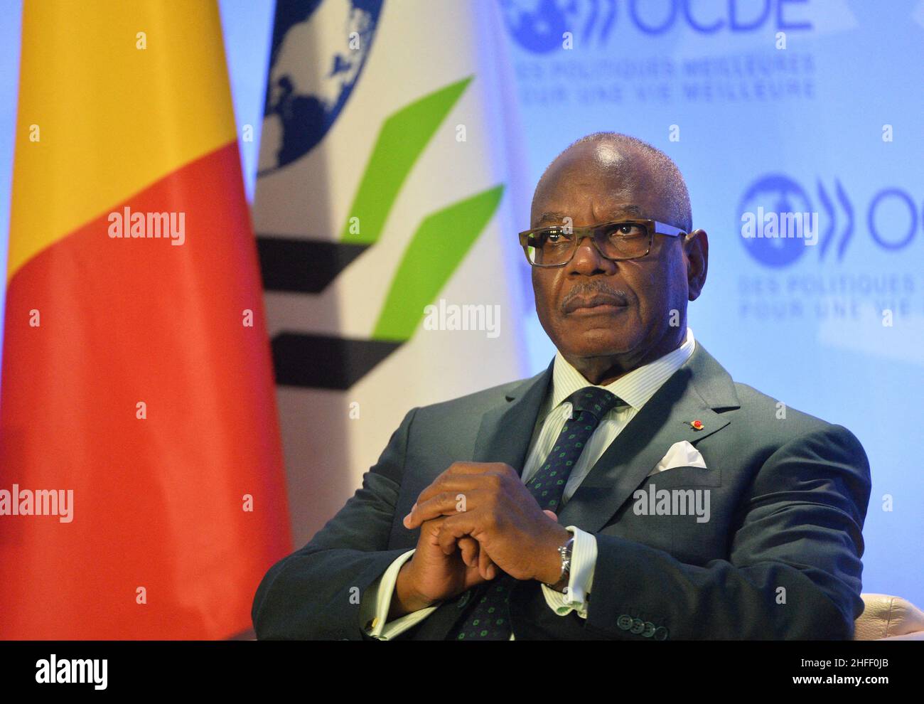 File photo of Mali's President Ibrahim Boubacar Keita during the ...