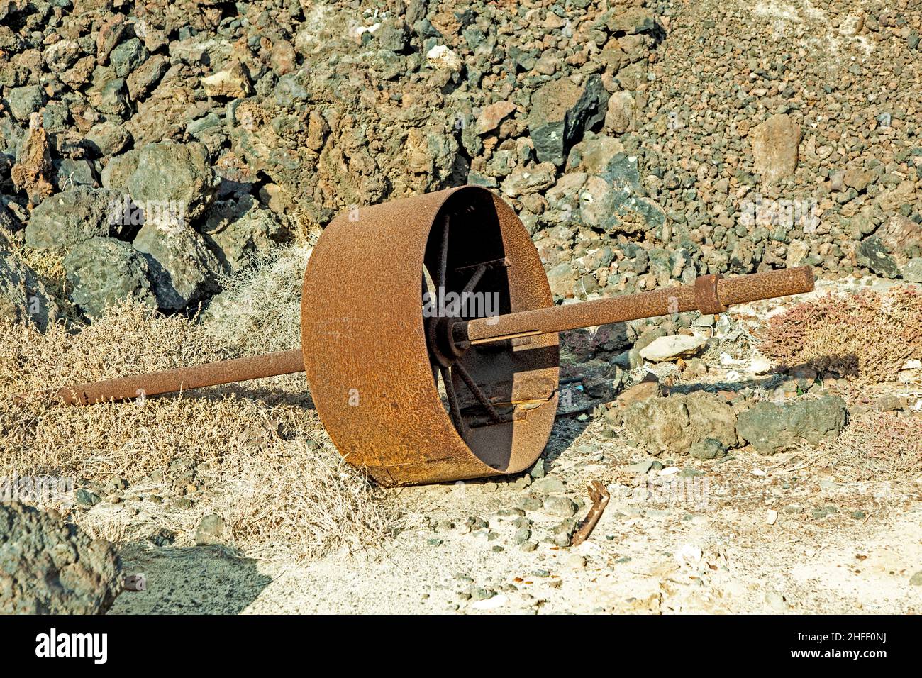old salt pump and refinery equipment in the saline Stock Photo - Alamy