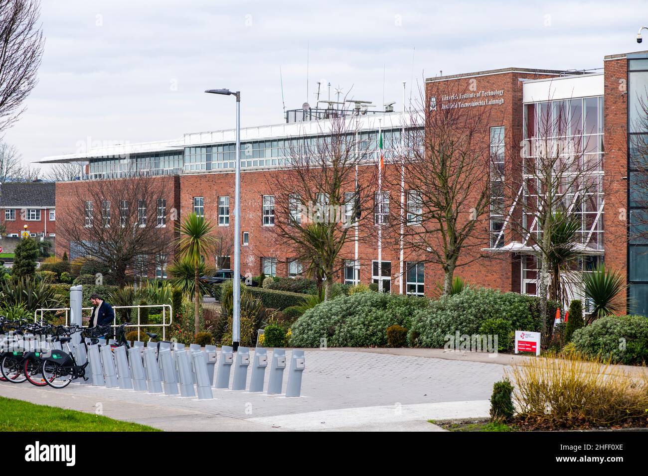 Limerick, Ireland-January, 15,2022.View on the Limerick Institute of ...